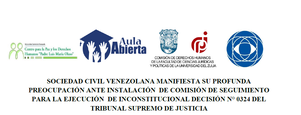 Sociedad Civil Venezolana Manifiesta Su Profunda PreocupaciÓn Ante